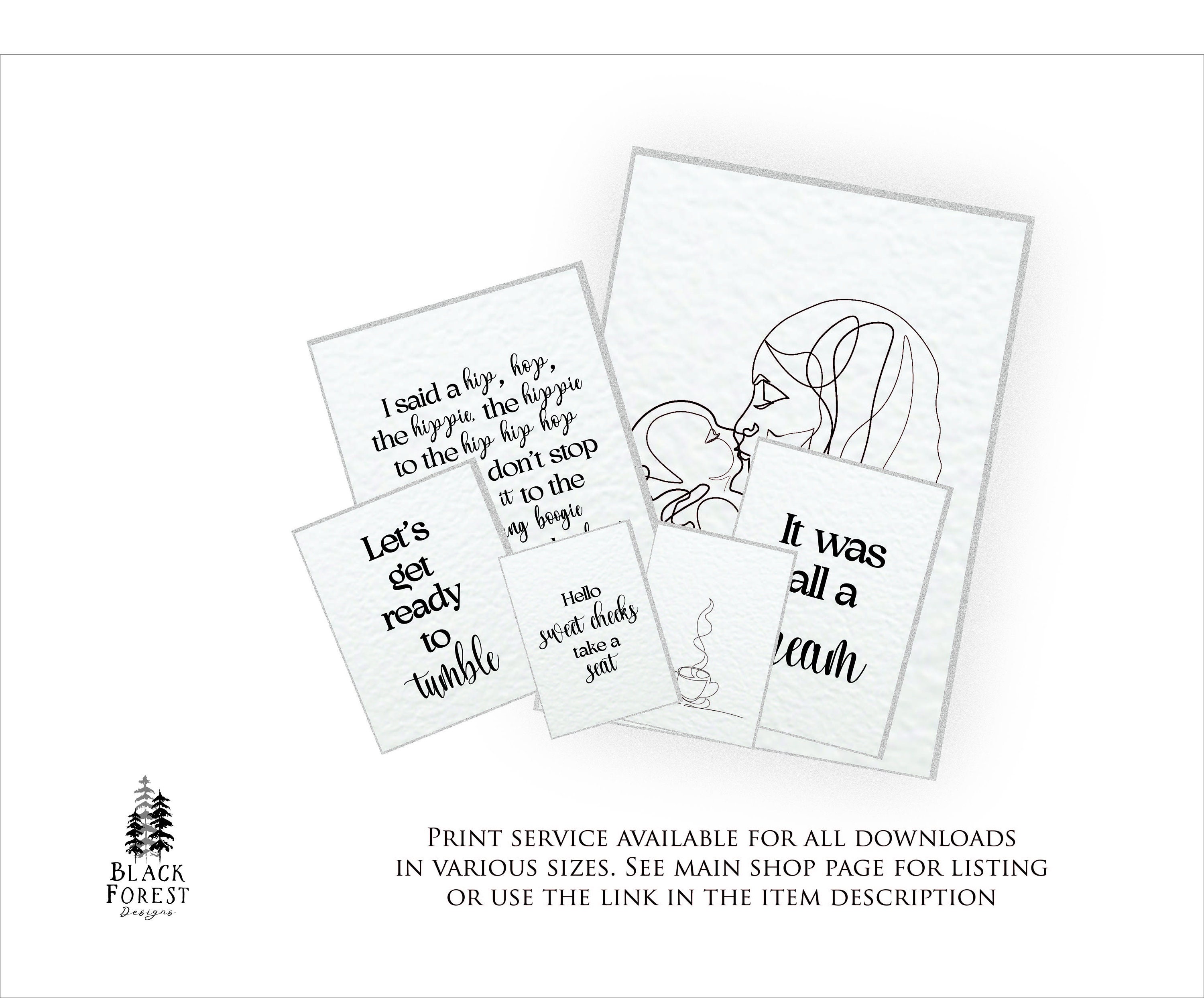 Home Definition Printable Instant Digital Download Monochrome Etsy