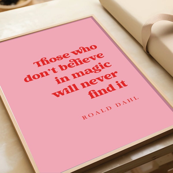 Roald Dahl Quote - Etsy