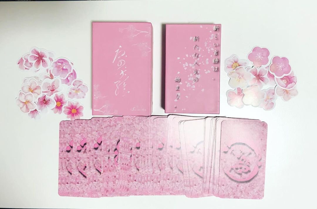 Yoru No Sumi-e Oracle Deck sakura Limited Edition - Etsy