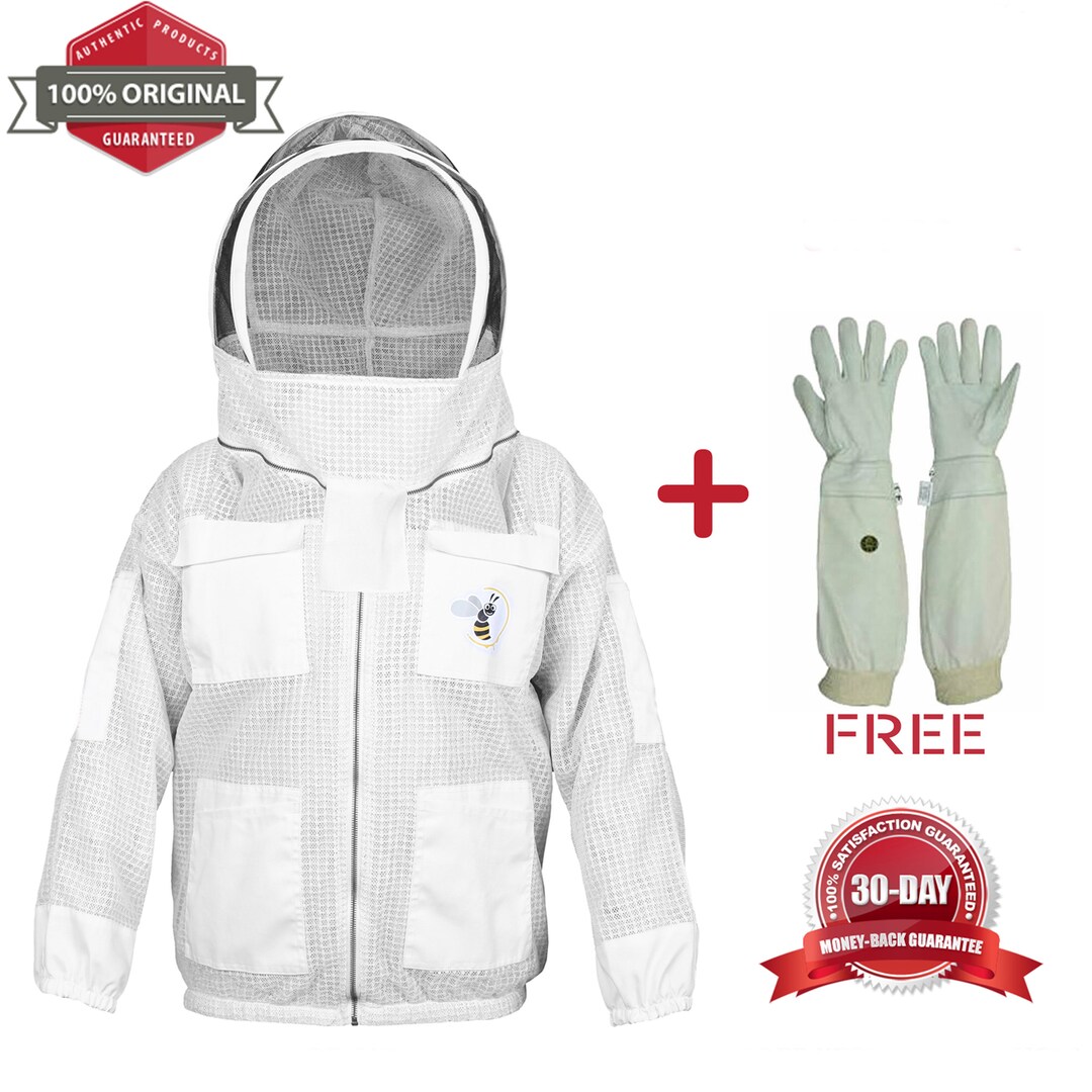 3 Layer Beekeeping Ultra Ventilated Hand Made Bee Jacket Beekeeping ...