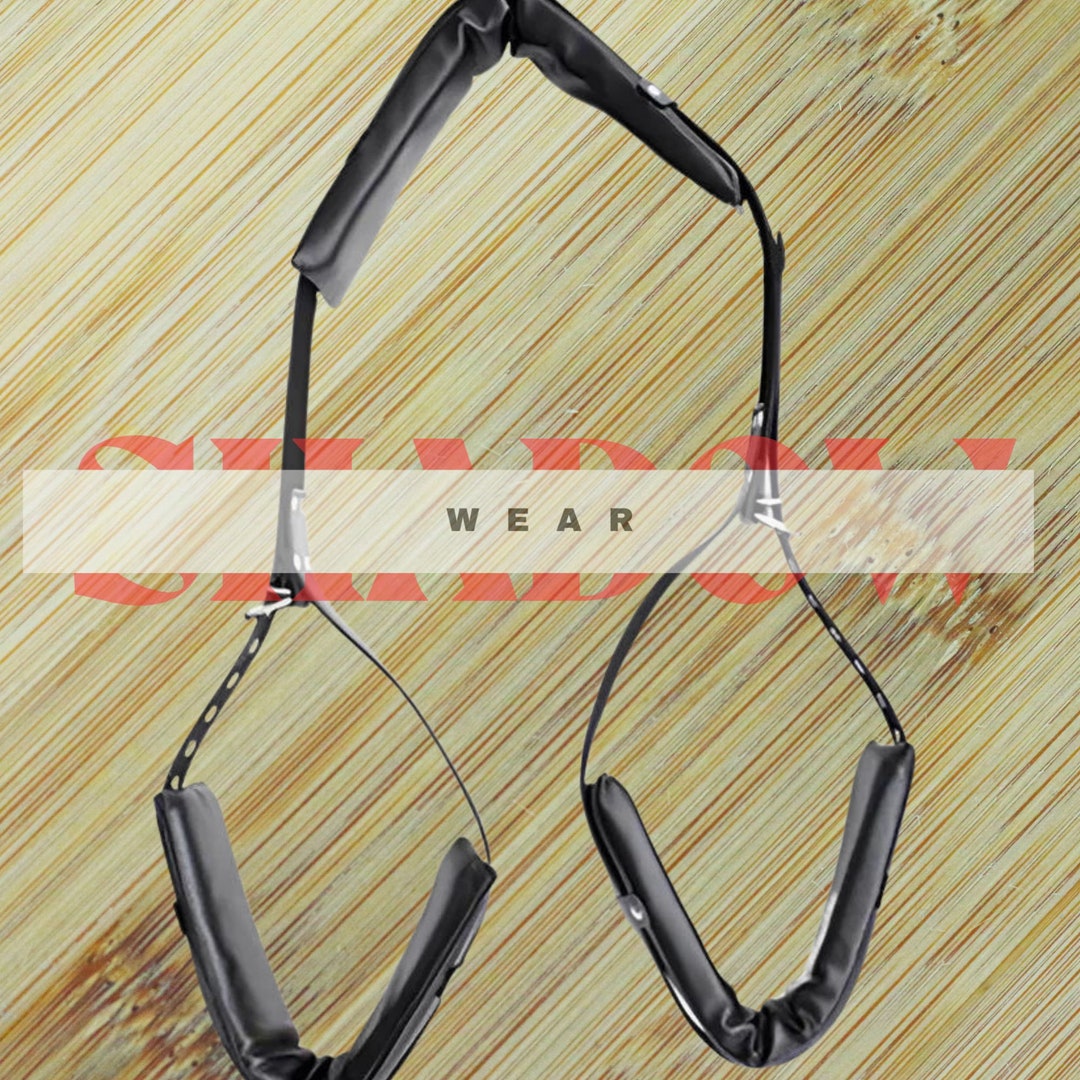 Luxe Leather Leg-spreader Harness - Etsy
