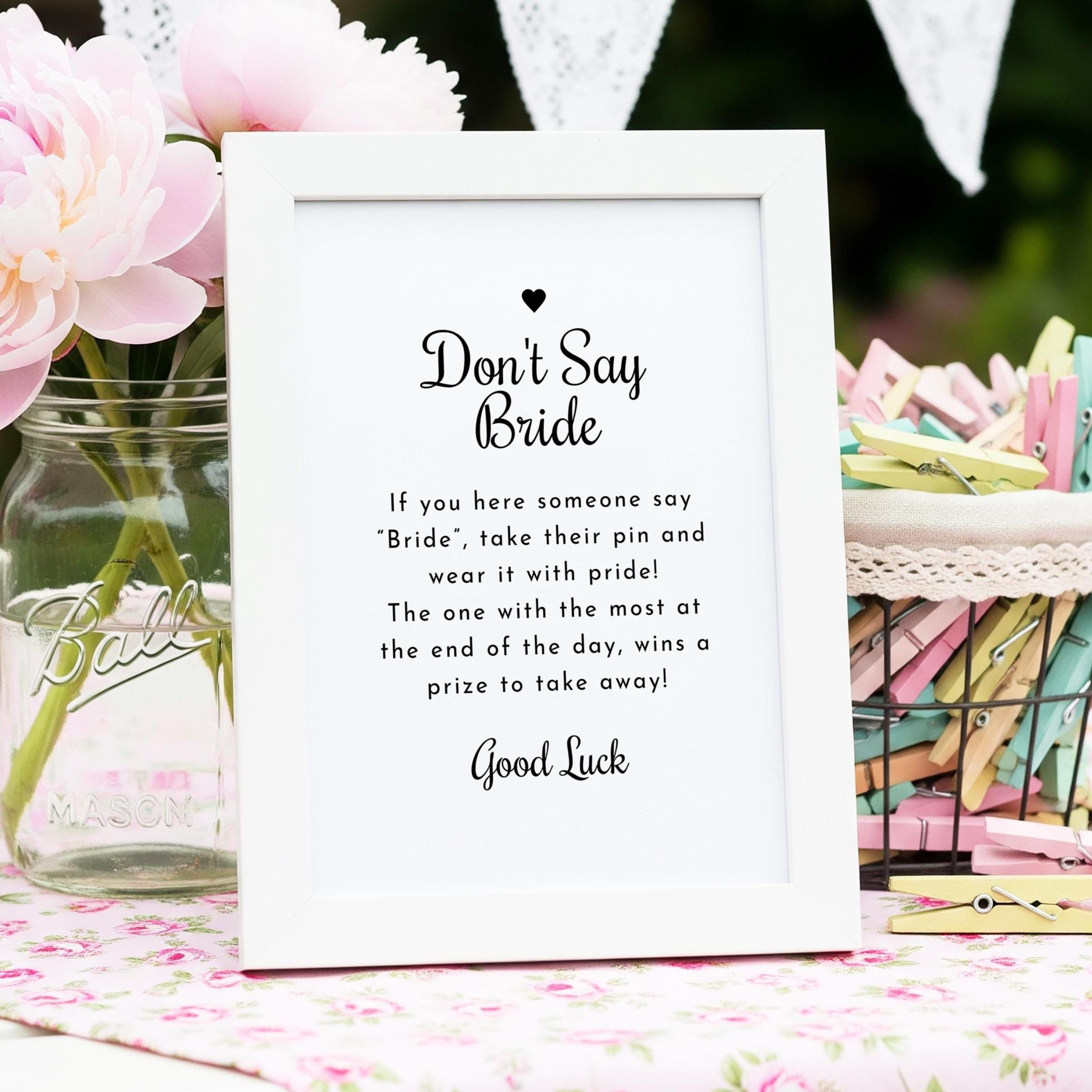 Advice for the Bride Library Card Printable: Literary Bridal Shower ...