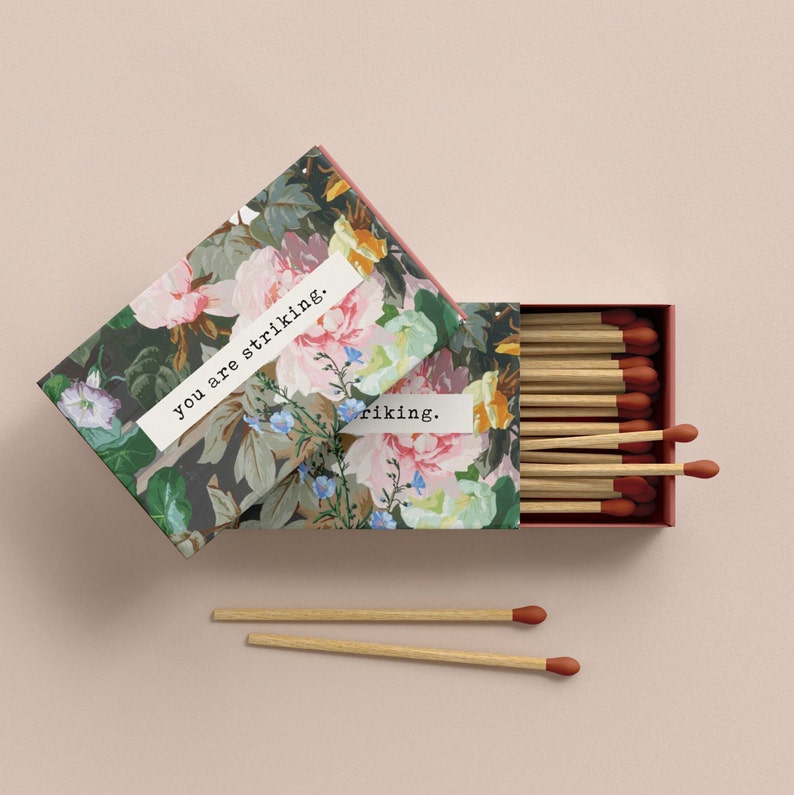 PRINTABLE Matchbox and Candle Labels, DIY Shower or Wedding Favors ...