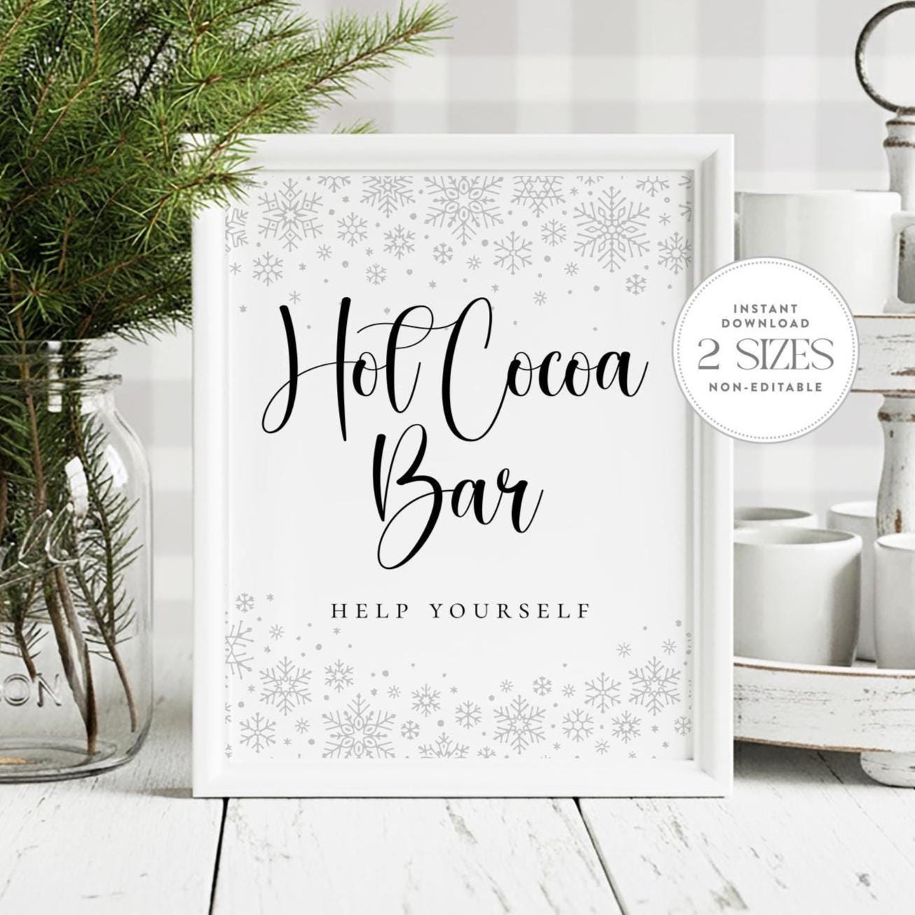 Snowball Guessing Game, Winter Bridal Shower, Snow in Love, 8x10 Sign ...