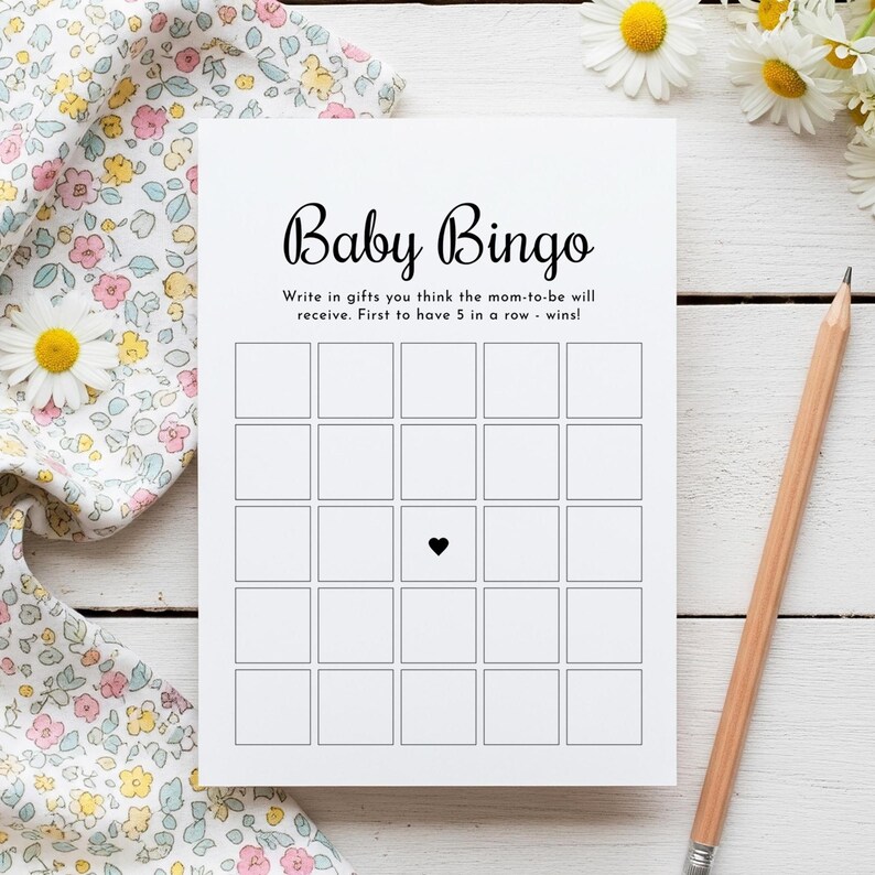 Celebrity Baby Name Match Game – 5x7 Black and White Printable – Baby ...