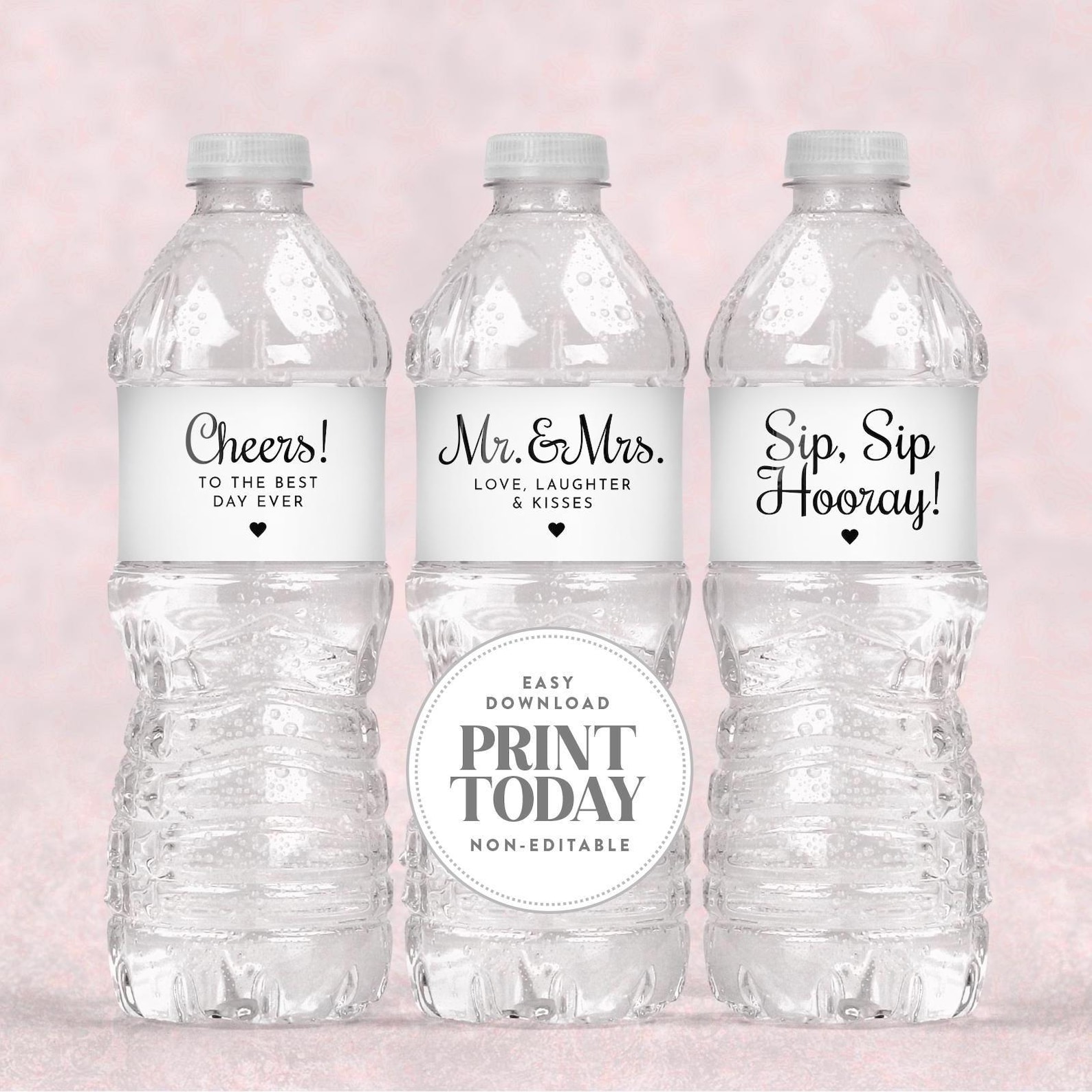 Ladies and Gentlemen Restroom Sign Set: Wedding Printable (5x7 & 8x10 ...