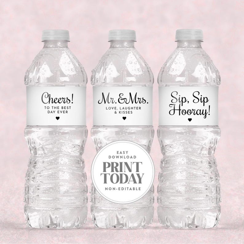 Sip Sip Hooray Drink Station Sign – Bar Table Sign for Wedding, Bridal ...