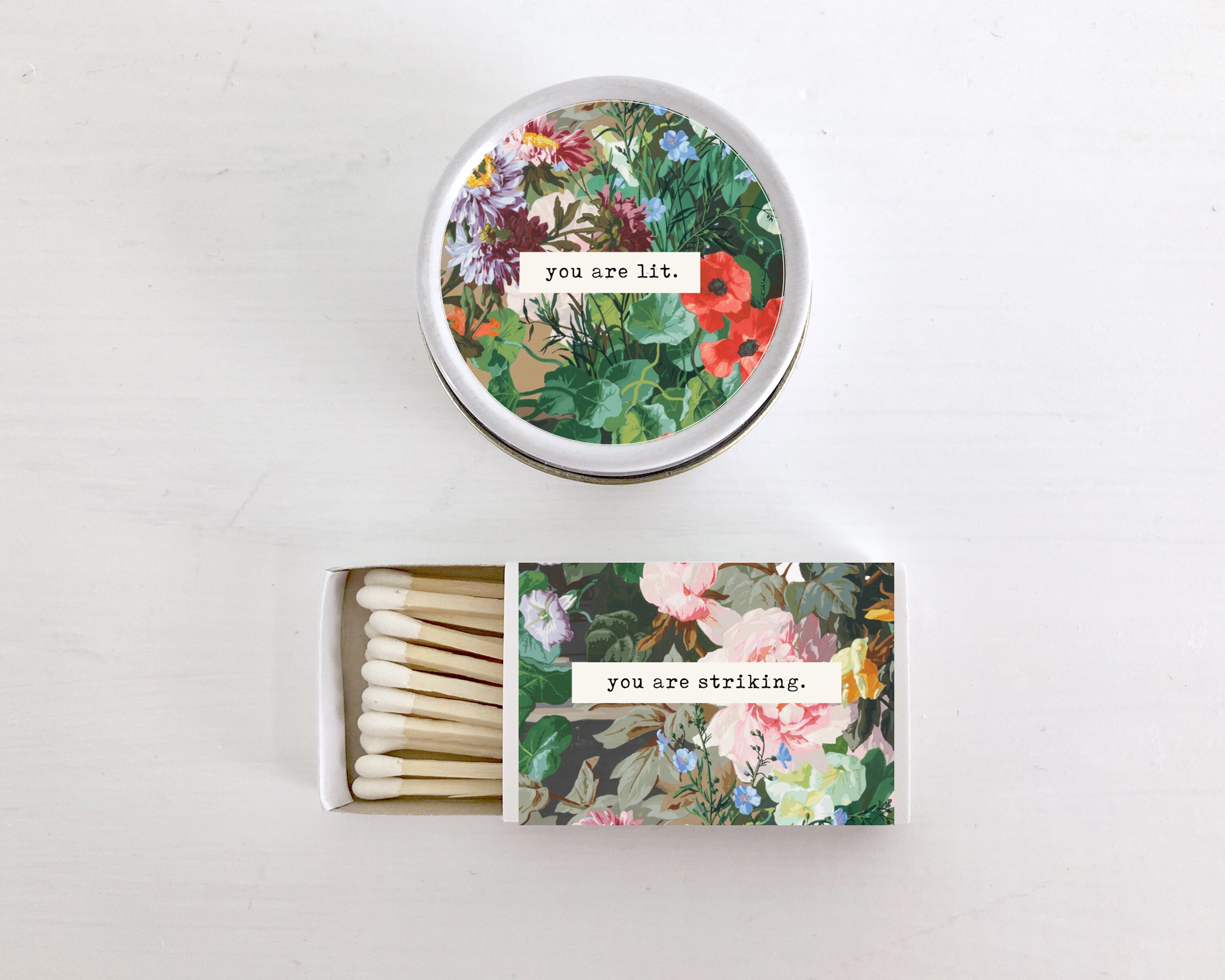 PRINTABLE Matchbox and Candle Labels, DIY Shower or Wedding Favors ...