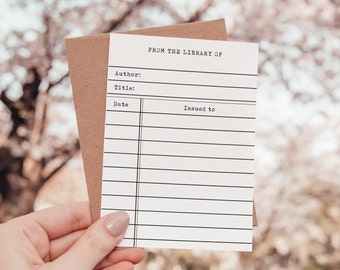 Thank You Book Lover Card, Youre the Best Greeting Card, Illustrated ...