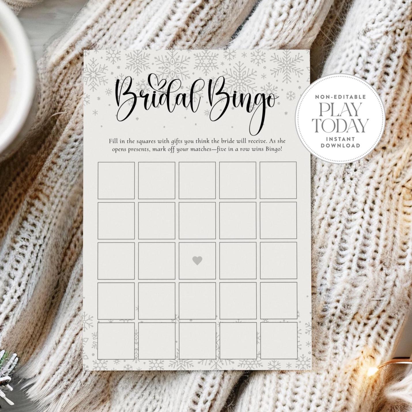 Snowball Guessing Game, Winter Bridal Shower, Snow in Love, 8x10 Sign ...