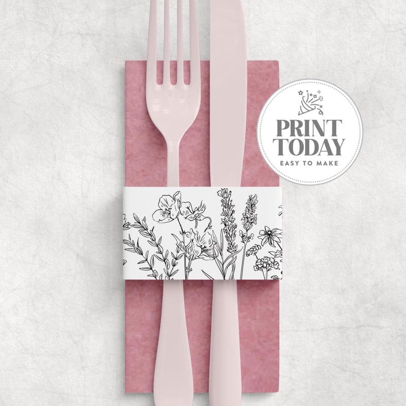 Silverware Wraps - Etsy