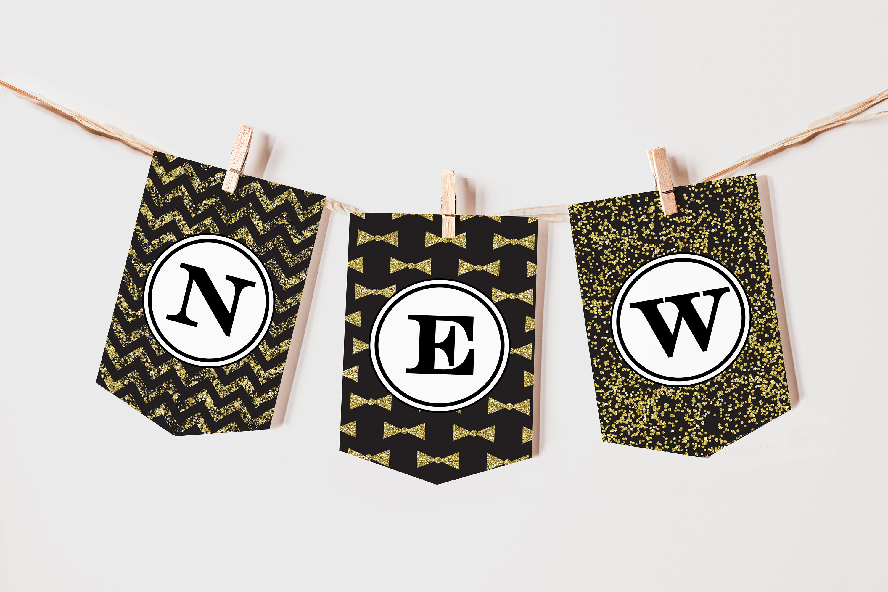 PRINTABLE Happy New Years Party Banner Printable Party - Etsy