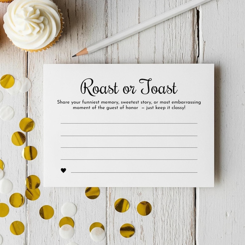 Party Roast Game Cards - Etsy