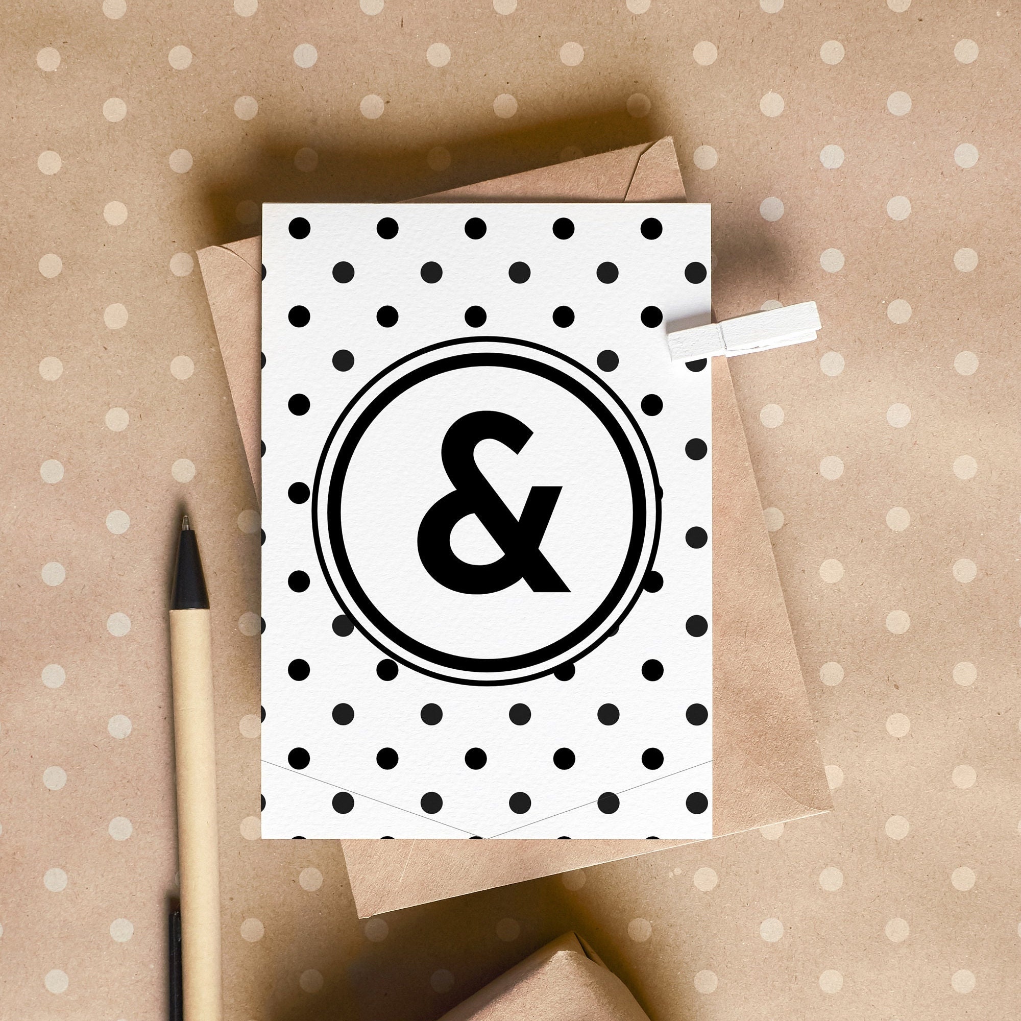 PRINTABLE Alphabet Number Banner Bunting A-Z & 0-9 Polka - Etsy