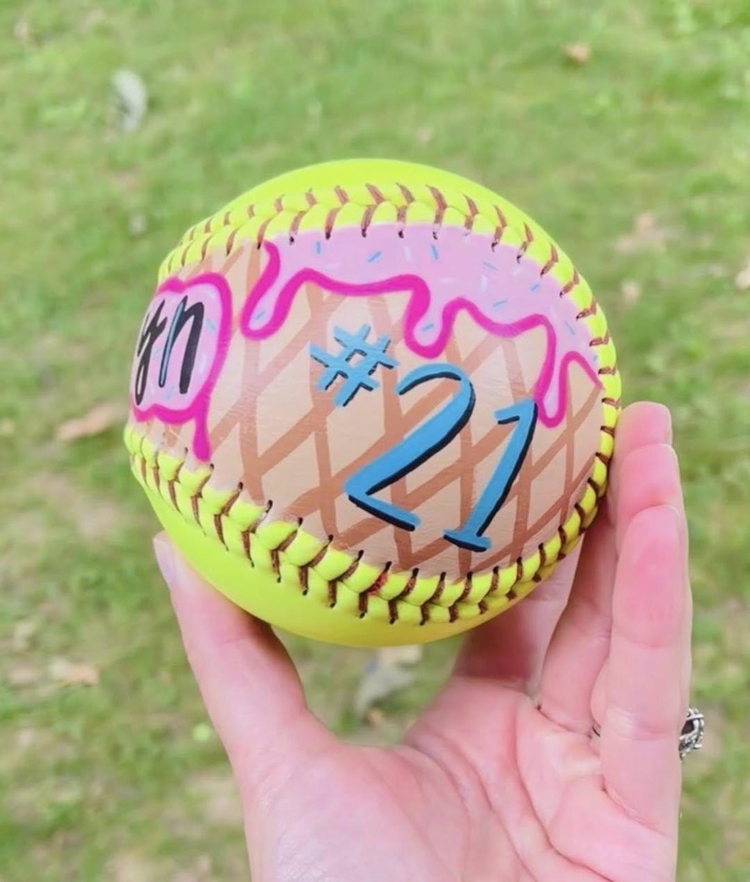 Hand Painted Personalized Softball Gifts - Etsy