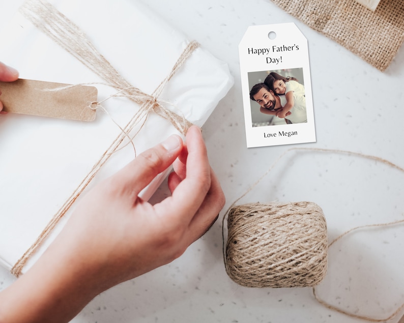 Personalized Photo Gift Tags Custom Labels Printable Hang - Etsy
