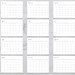 Undated 2025 Calendar Printable | Blank Monthly Landscape Wall Calendar ...