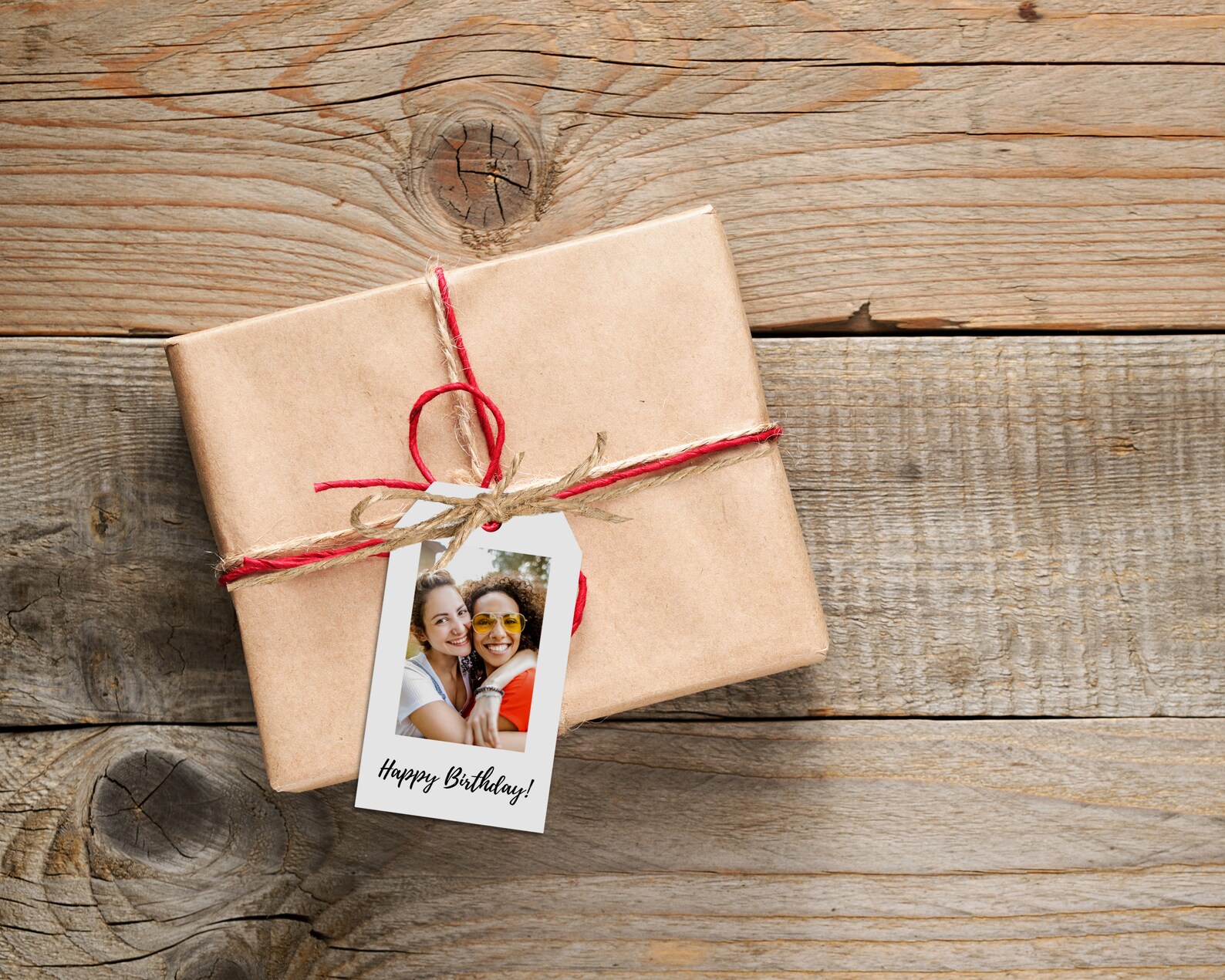 Personalized Photo Gift Tags | Custom Labels | Printable Hang Tag | DIY ...
