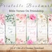 Printable Bible Verse Friendship Bookmarks | Scripture Quotes for ...
