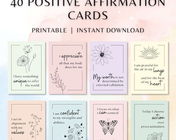 Grief Affirmation Cards | Sympathy Gift | Grief Therapy Coping Skills ...