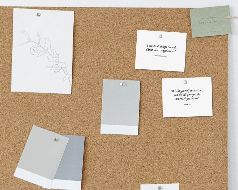 50 Bible Verse Cards | Printable Scripture Quotes | Minimalist Memory ...