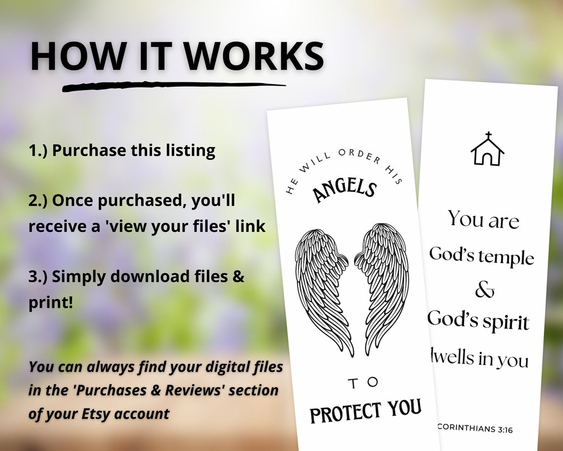 Printable Bible Verse Bookmarks for Women Scripture Quote Affirmations ...