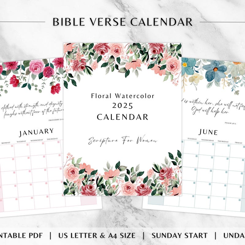 2025 Christian Calendar - Etsy