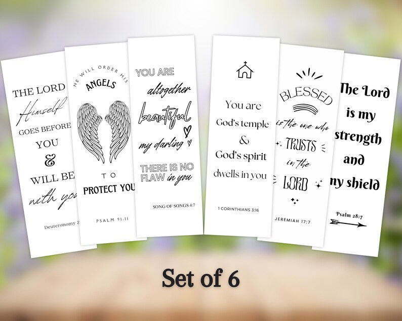 Printable Bible Verse Bookmarks for Women | Scripture Quote ...
