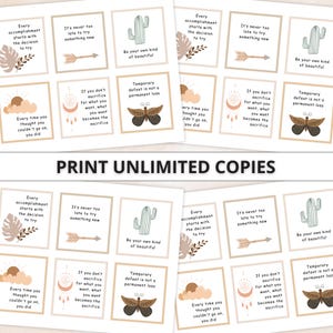 Inspirational Quote Cards | Mindfulness Printable | Motivational ...