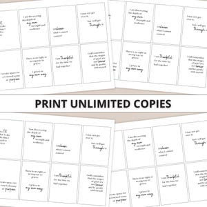 Grief Affirmation Cards | Sympathy Gift | Grief Therapy Coping Skills ...