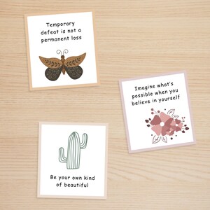 Inspirational Quote Cards | Mindfulness Printable | Motivational ...