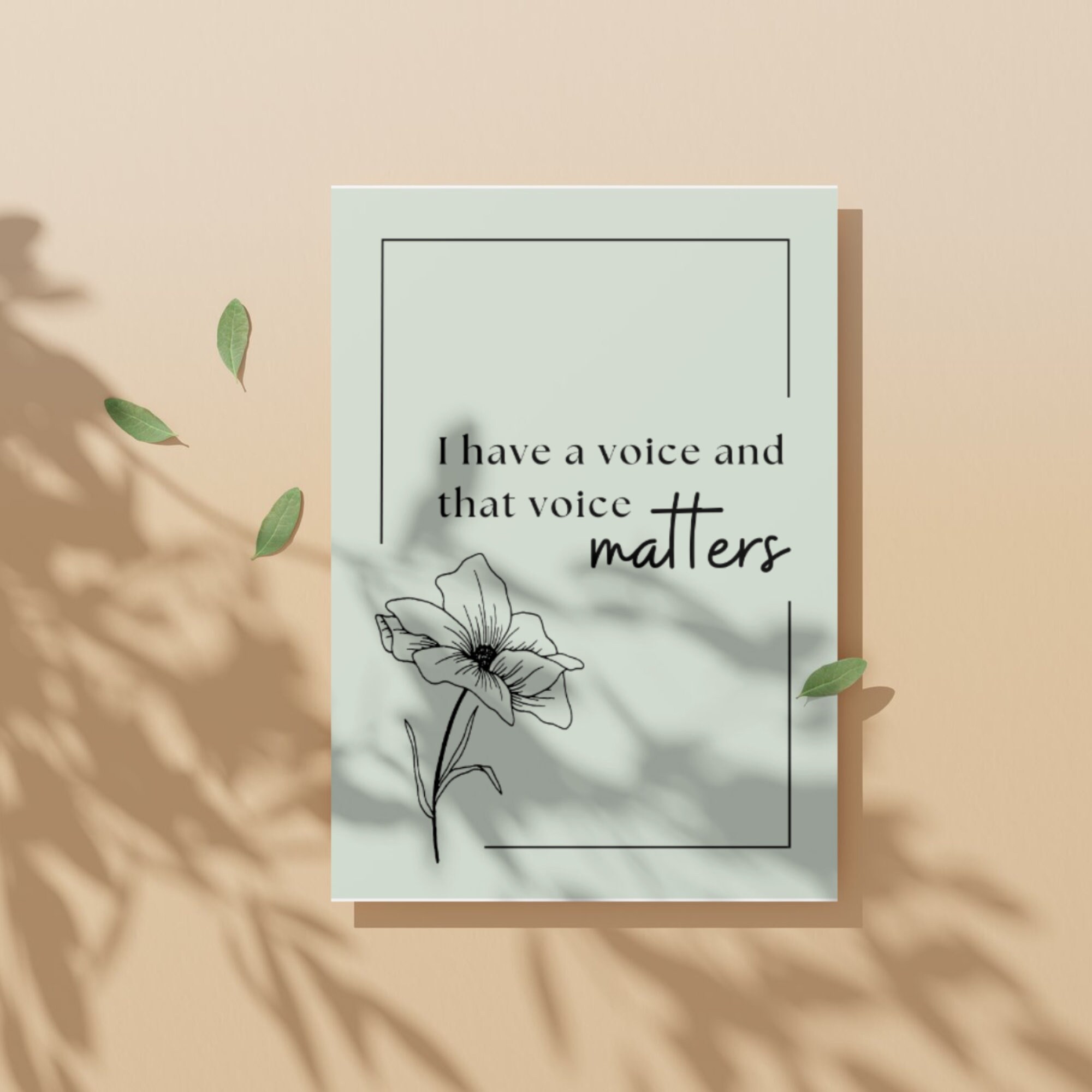Affirmation Cards Printable | Positive Quote Flash Cards for Women ...
