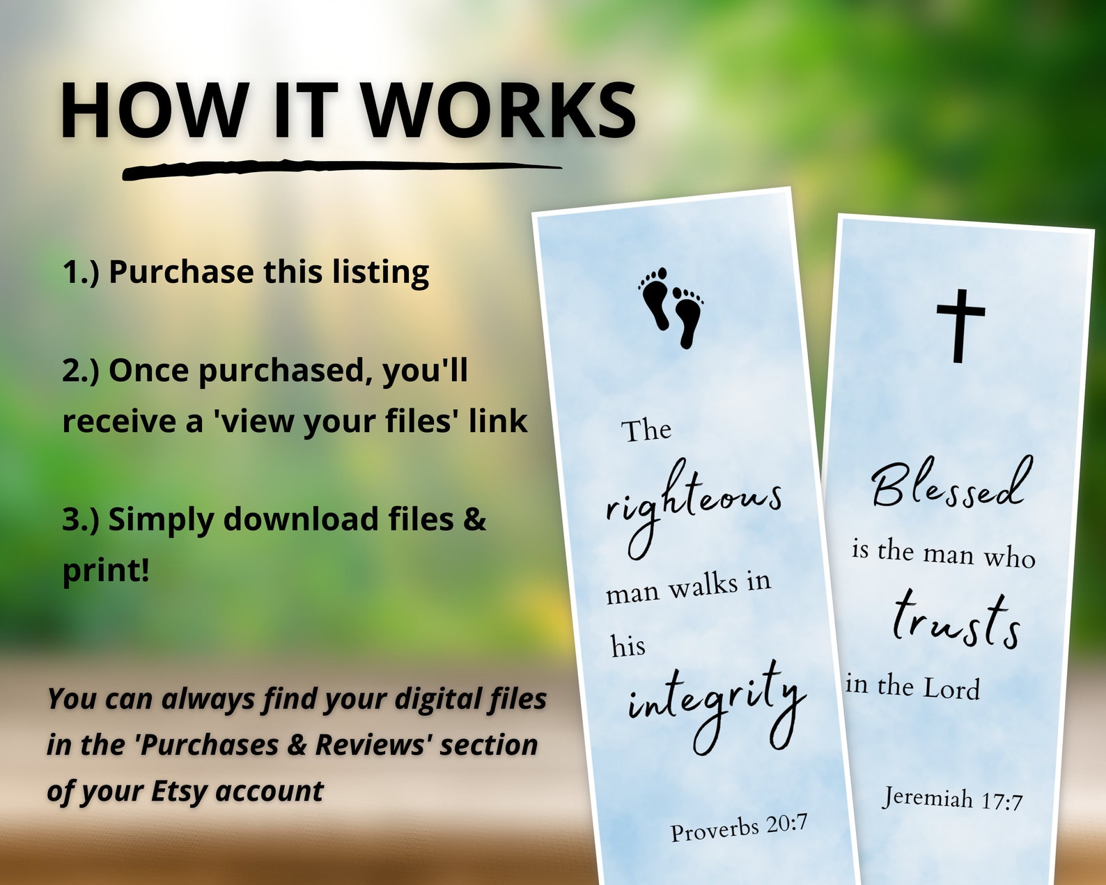 Printable Bible Verse Bookmarks for Men & Boys Christian Gift for Dad ...