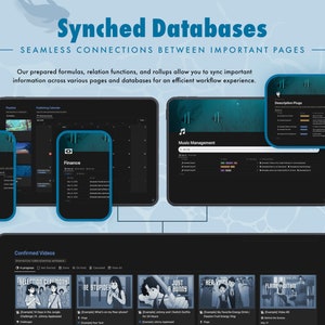 Ultimate Notion Template for Youtubers | Digital Video Planner, Social ...