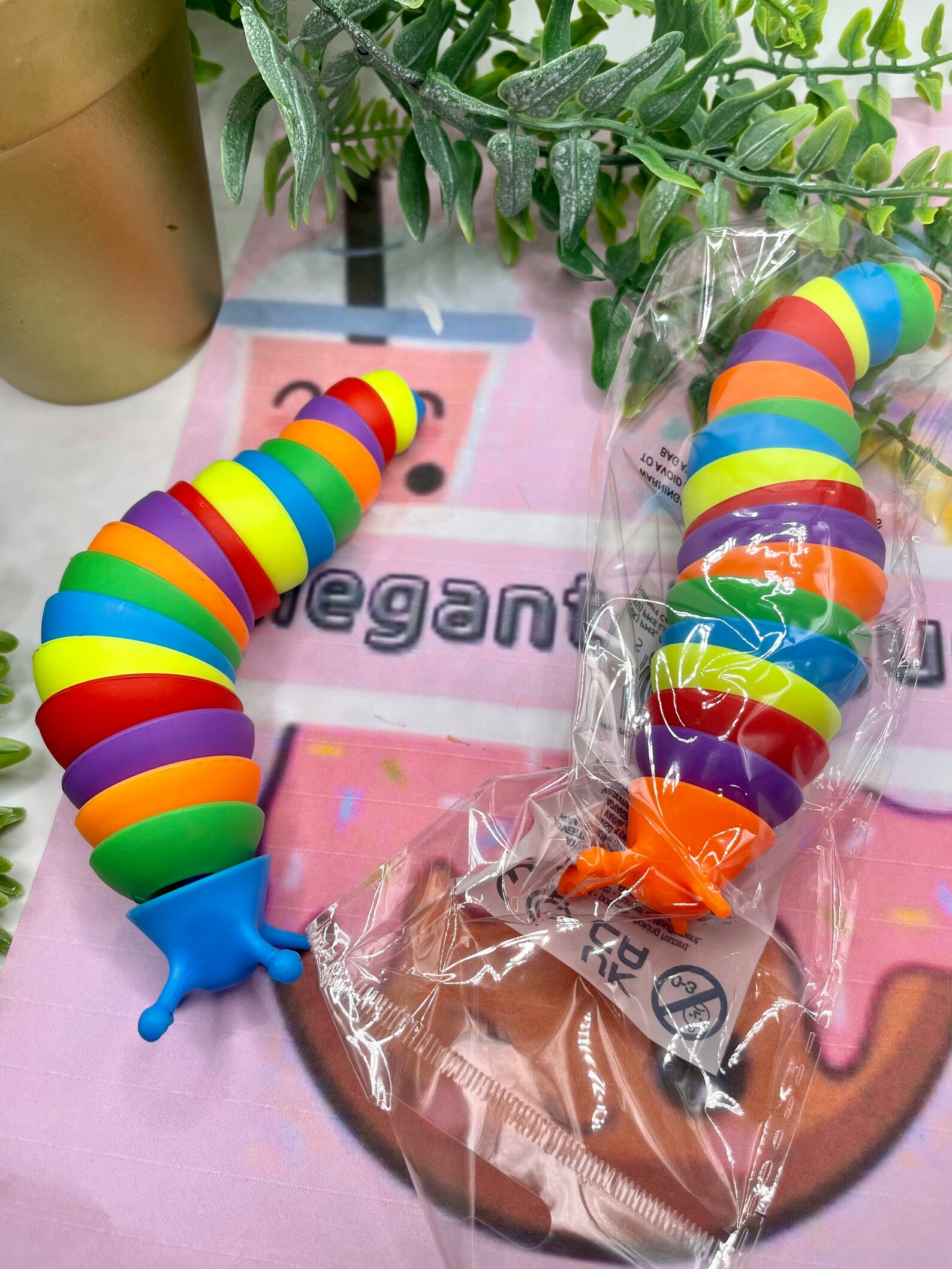 Rainbow Fidget Wriggle Slugs Slug Sensory Autism Toys - Etsy UK