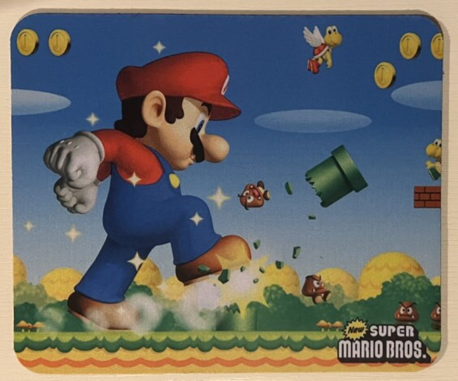 Nintendo Super Mario Bros Game Mousepad PC Console Desk Office Mouse ...