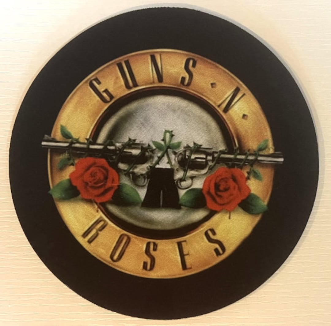 Guns N Roses Rock Band Logo Album Cover Round Mousepad for Desk PC Axel ...