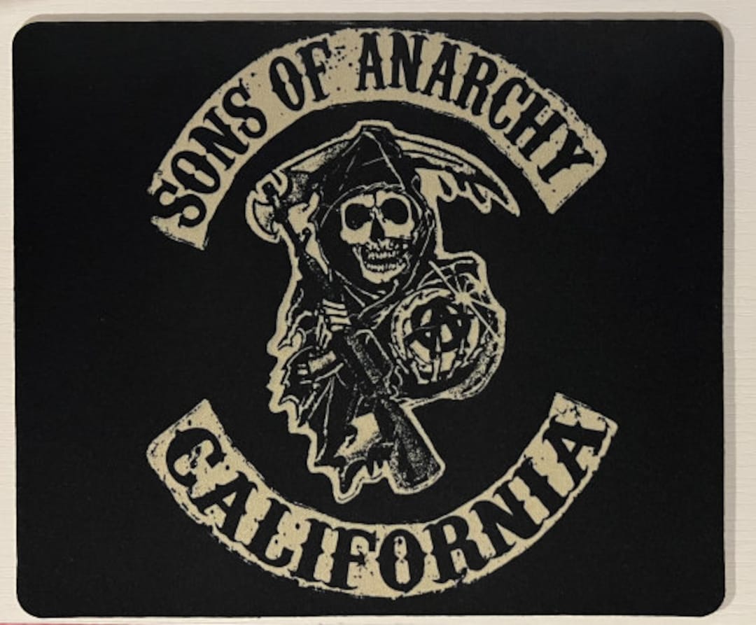 SOA Sons of Anarchy California Grim Reaper Mousepad TV Show Series ...