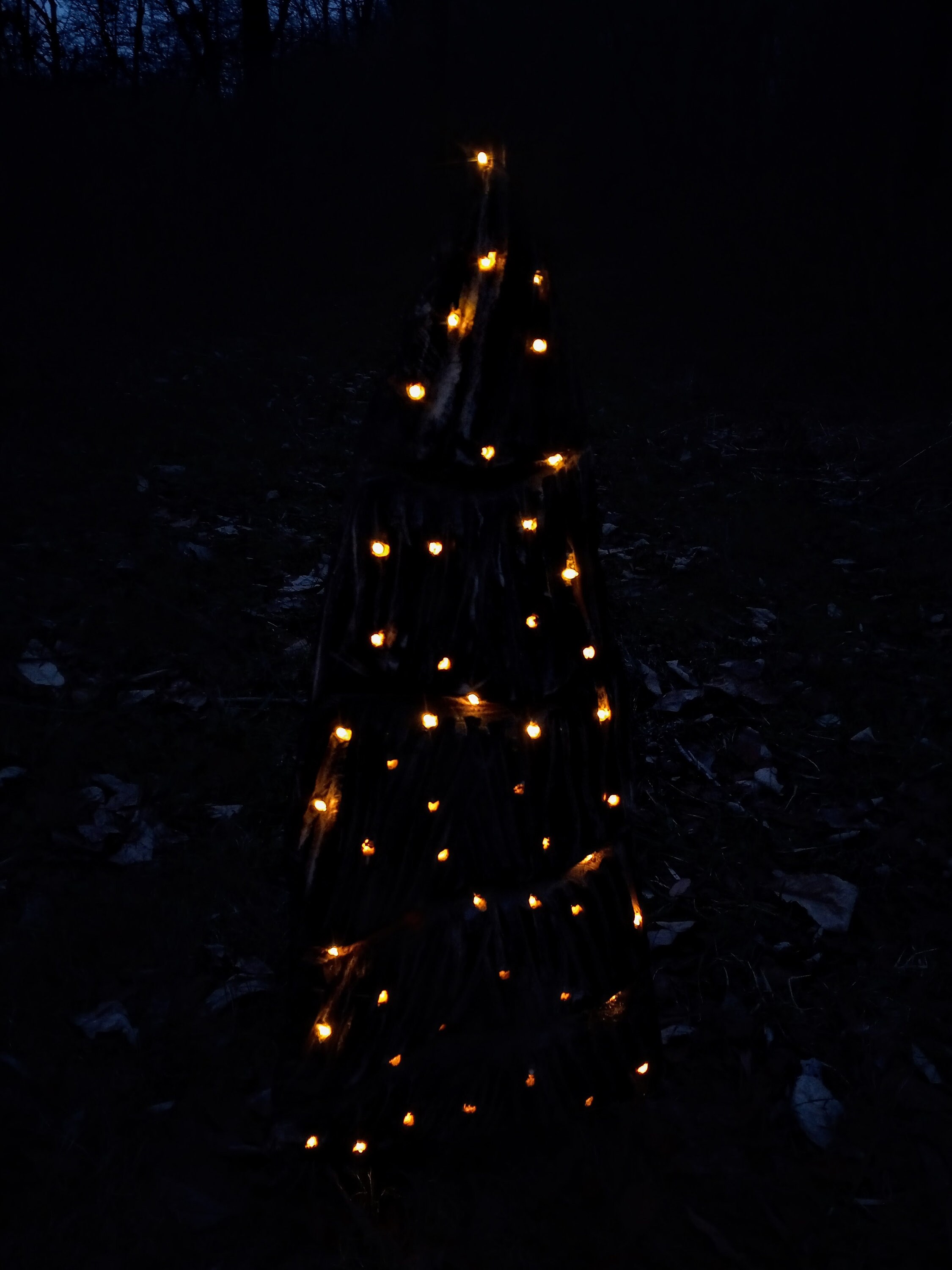 Four Foot Wooden Carved Christmas Tree, Rustic Decor, Unique Christmas ...