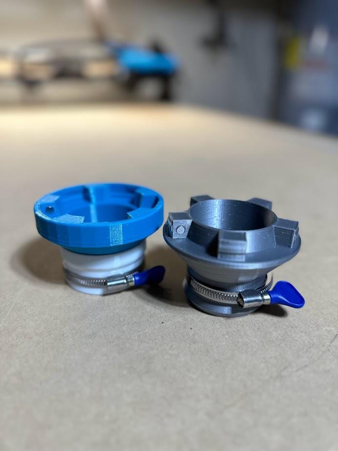 Magnetic Twist-lock Dust Collection Connectors: 4"/2.5" Woodshop Hose ...