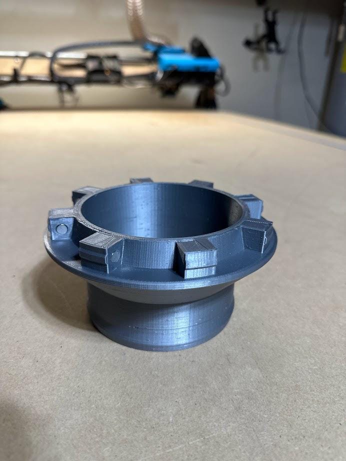 Magnetic Twist-lock Dust Collection Connectors: 4"/2.5" Woodshop Hose ...