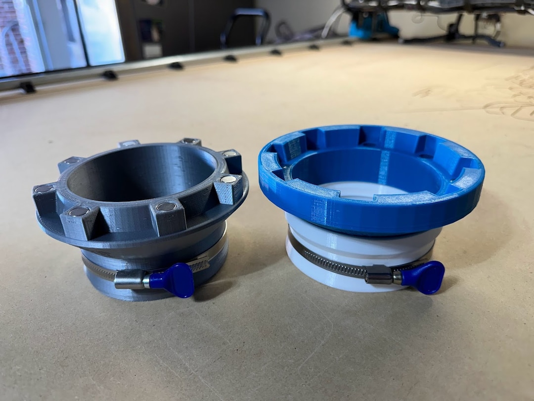 Starter Sets of 2 / Magnetic and Twist Lock Dust Collection Connectors ...