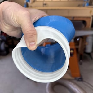 Magnetic Twist-lock Dust Collection Connectors: 4"/2.5" Woodshop Hose ...