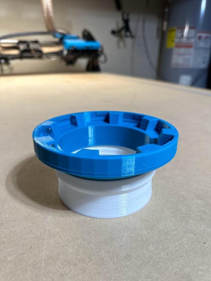 Magnetic Twist-lock Dust Collection Connectors: 4"/2.5" Woodshop Hose ...