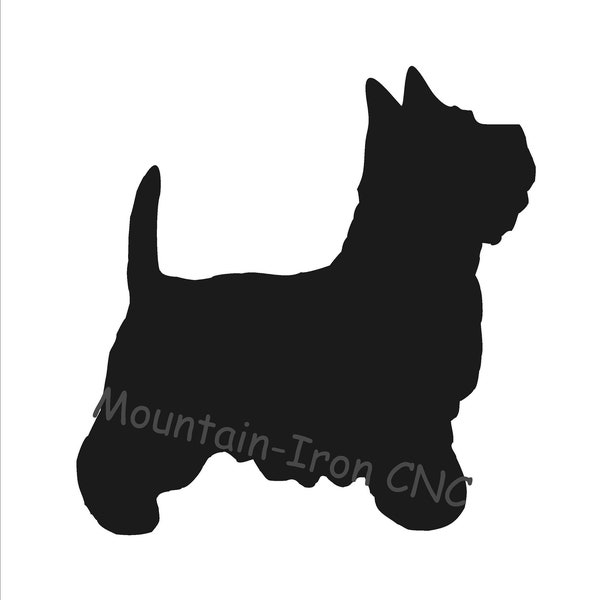 Westie Dxf - Etsy