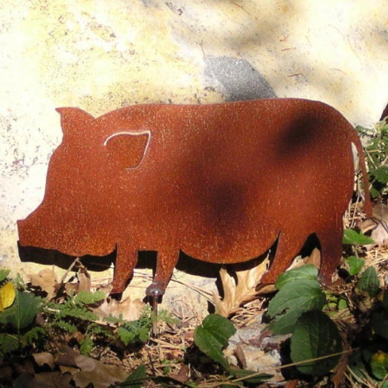 Potbellied Pig CNC Plasma DXF Autocad Digital Cutting File Pattern - Etsy