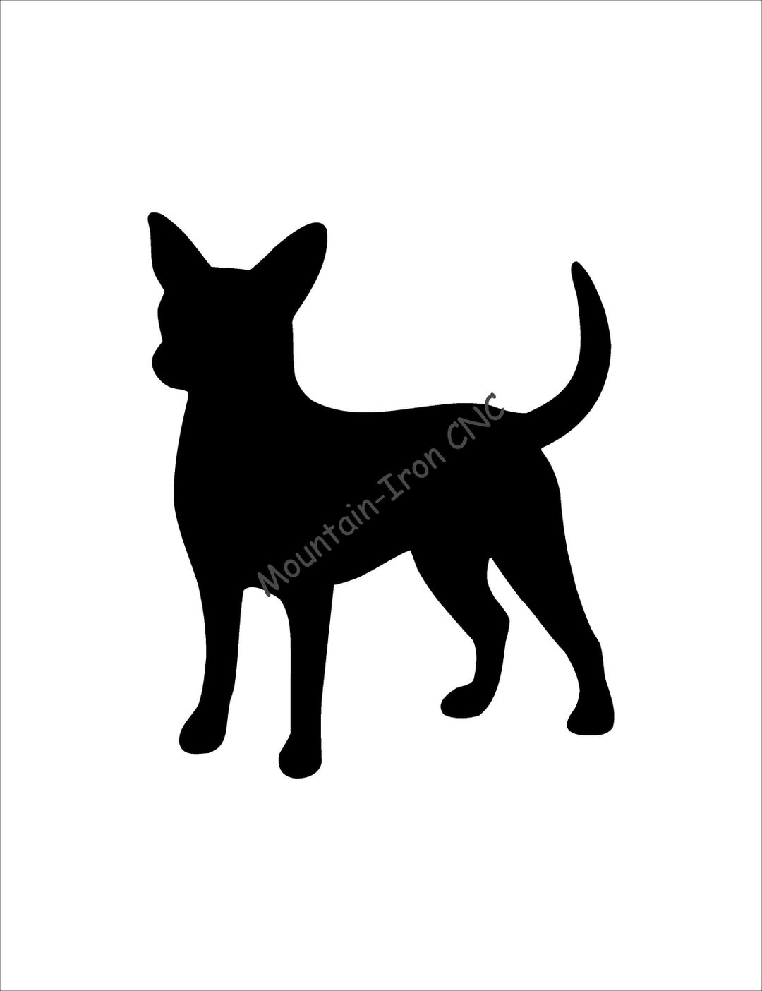Chihuahua Dog CNC Plasma DXF Autocad Digital Cutting File Pattern - Etsy