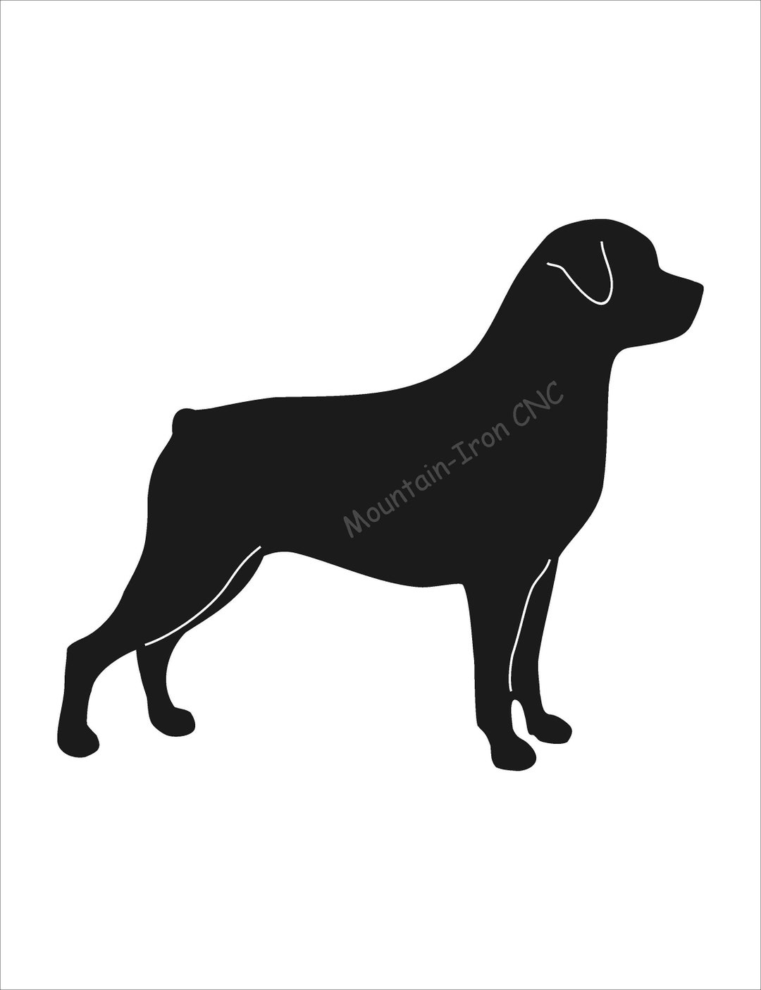 Rottweiler Dog CNC Plasma DXF Autocad Digital Cutting File Pattern - Etsy