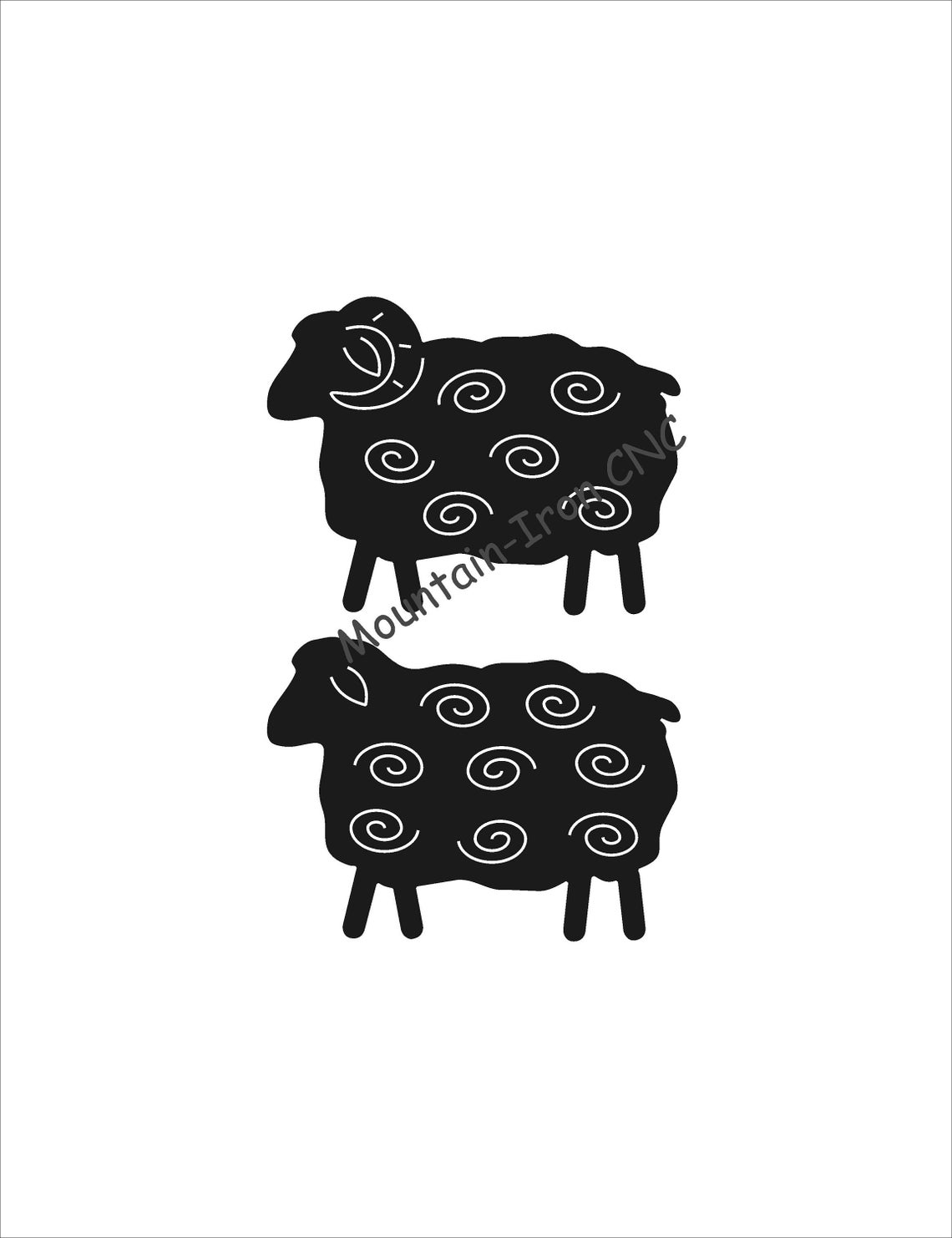 Ram & Sheep Set of 2 CNC Plasma DXF Autocad Digital Cutting - Etsy