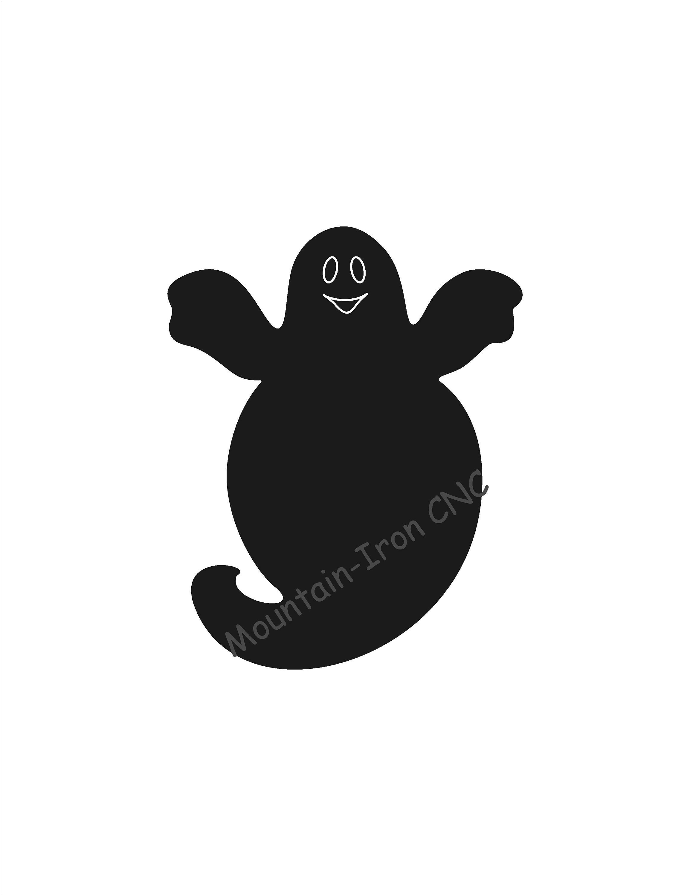 Halloween Ghost Casper CNC Plasma DXF Autocad Digital Cutting File ...